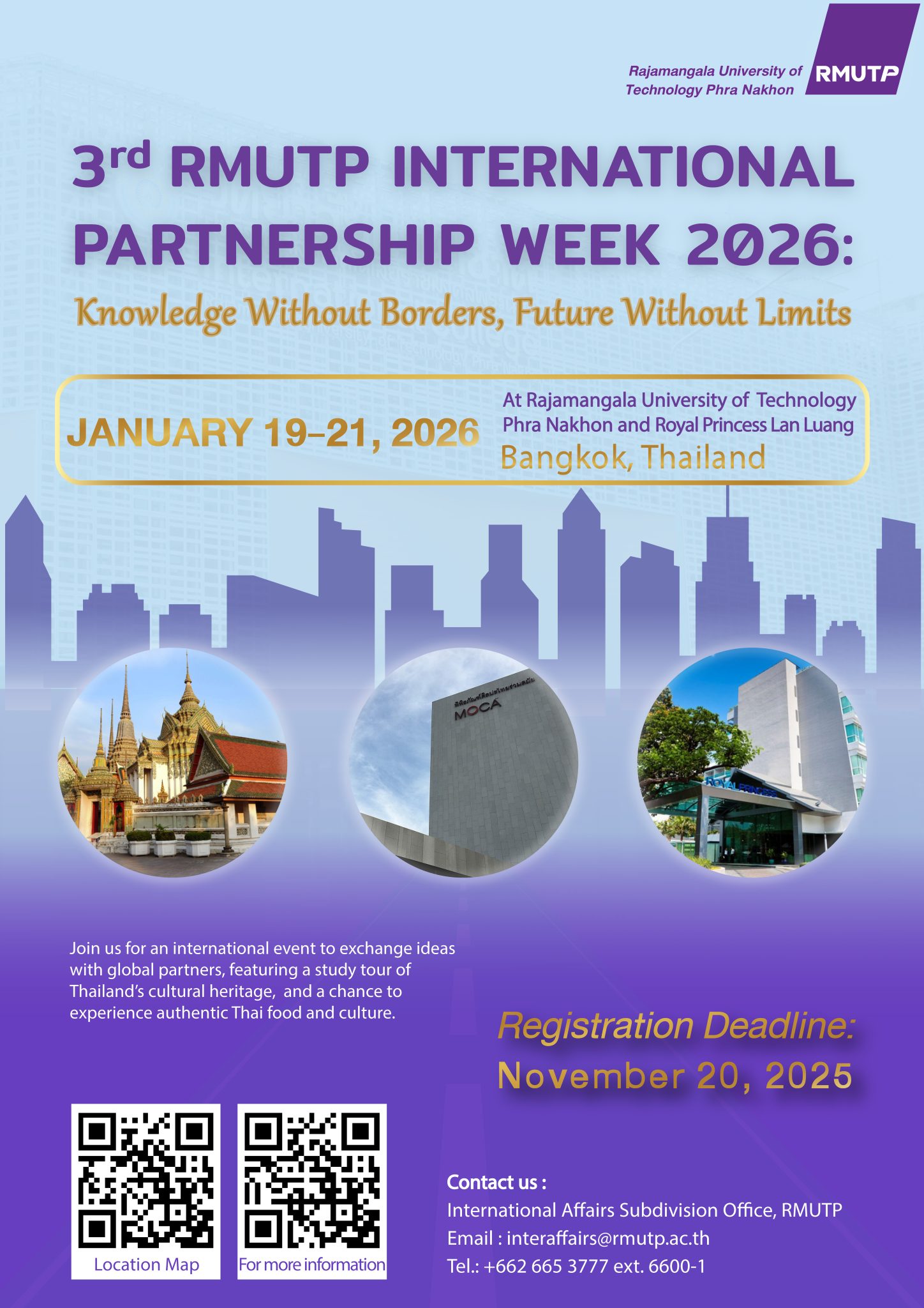 มทร.พระนคร จัด “RMUTP International Partnership Week 2026” สานต่อความ ...